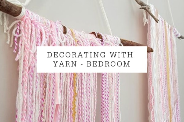 Decorating With Yarn | My Daughter's Room | Sincerely pam
