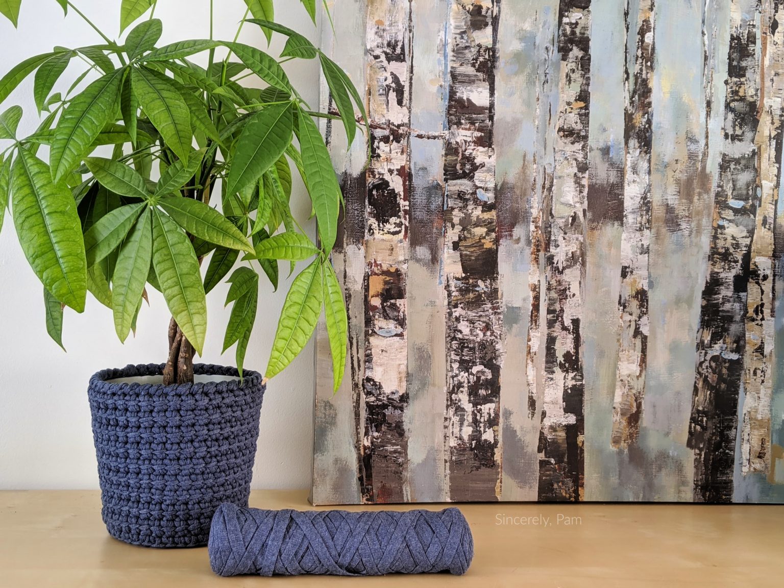 Alex Basket Crochet Pattern | Plant Pot Cover and Container | Sincerely pam