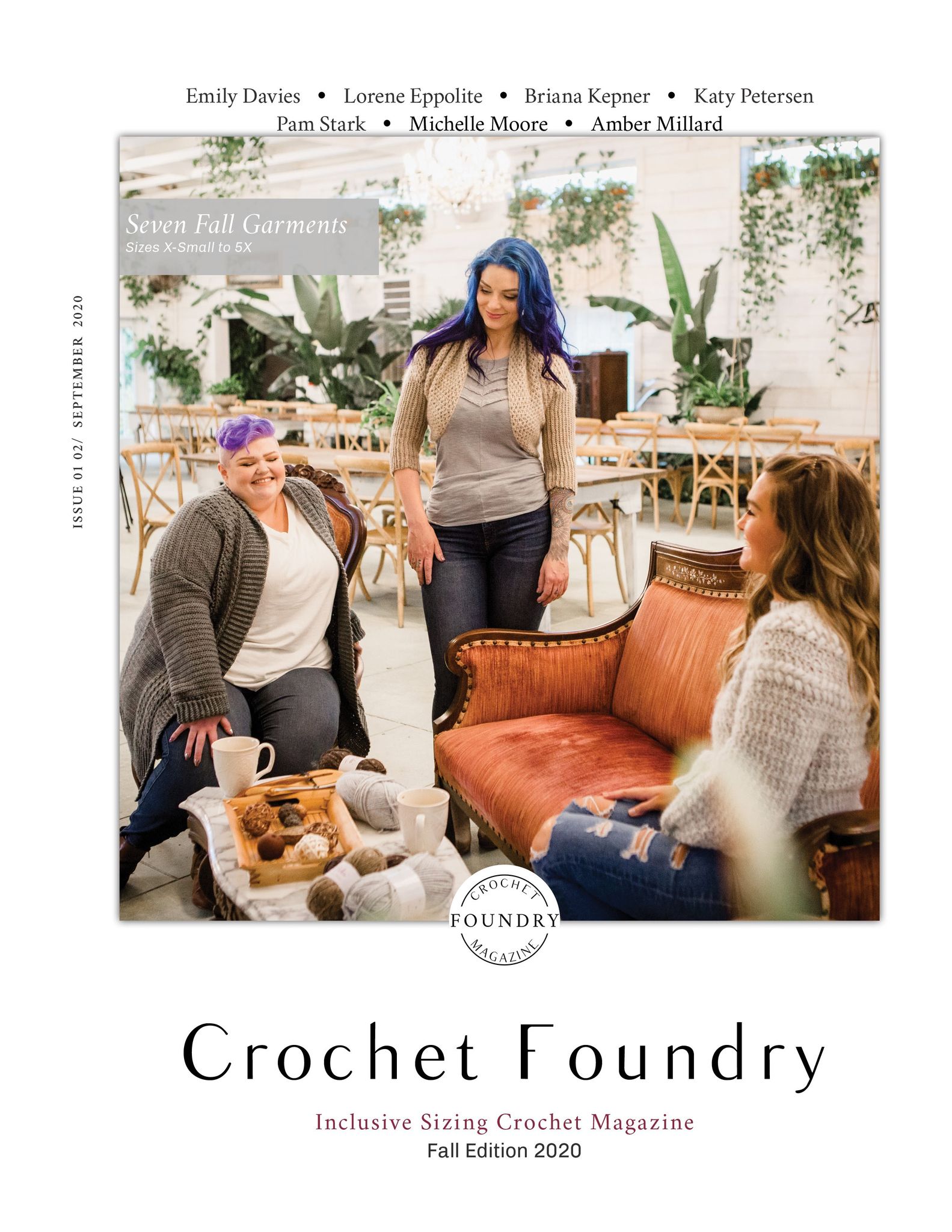 Fall 2020 Digital Issue of Crochet Foundry Magazine | Sincerely pam